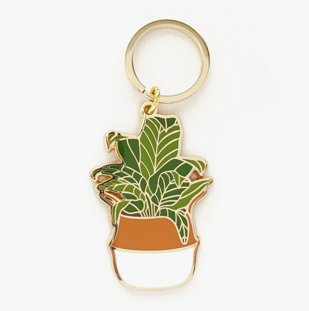 Plant Botanical Key Chain – A Pot to Plant In
